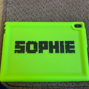 Minecraft Inspired Personalized Name Vinyl Decal - Etsy