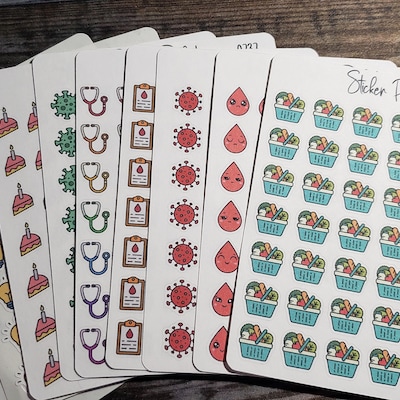 Medication Planner Stickers Pills Planner Stickers Medical - Etsy