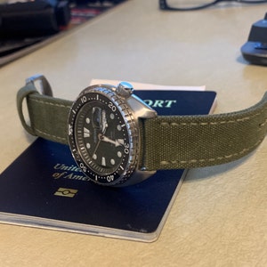 Desert Camo Watch Strap From 12oz Cotton Canvas in 20mm 22mm - Etsy
