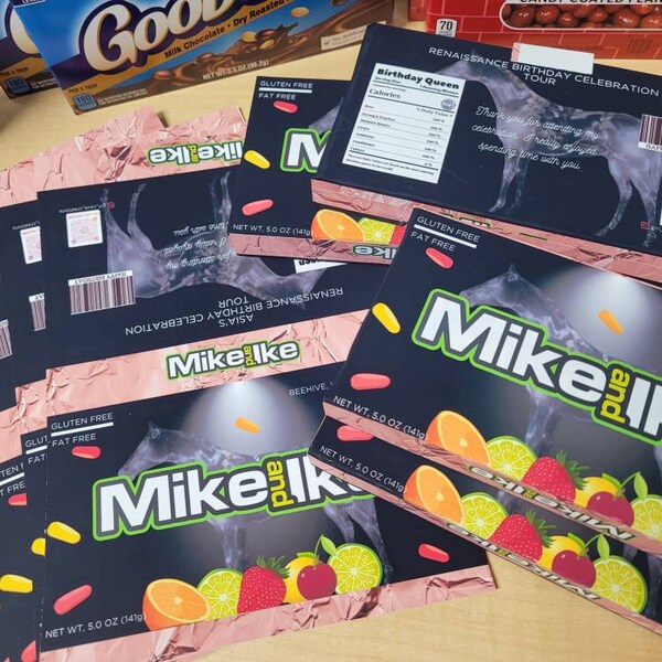 Blank Nerds Theater Box Label Template | Canva Link Template | DIY ...