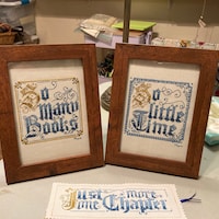 Bookworm Cross Stitch Pattern Set digital Format PDF - Etsy UK