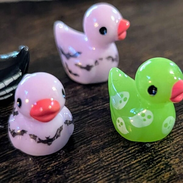 Mallard Ducks Mini Resin Ducks, Fairy Garden, Dollhouse, Trinkets, I ...