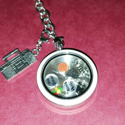 Personalized Floating Charm for Floating Lockets-1-piece-add Name, Date ...