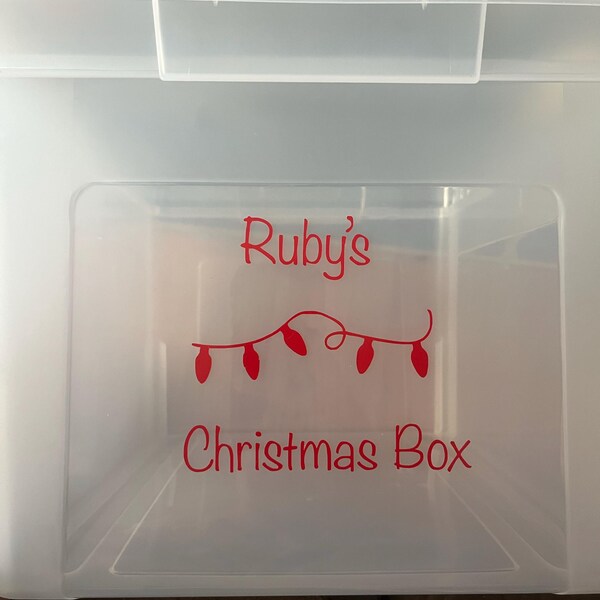 Custom Storage Tub Labels - Picture Decals for Tubs - Picture Labels ...