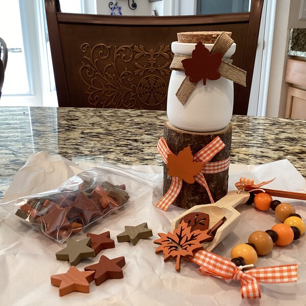 Fall Tiered Tray Decor, Mini Jar for Tiered Tray, Fall Home Decor ...