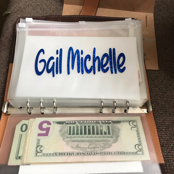 Cash Envelope Decal Label - A6 Labels | Vinyl Decal Label | Binder ...