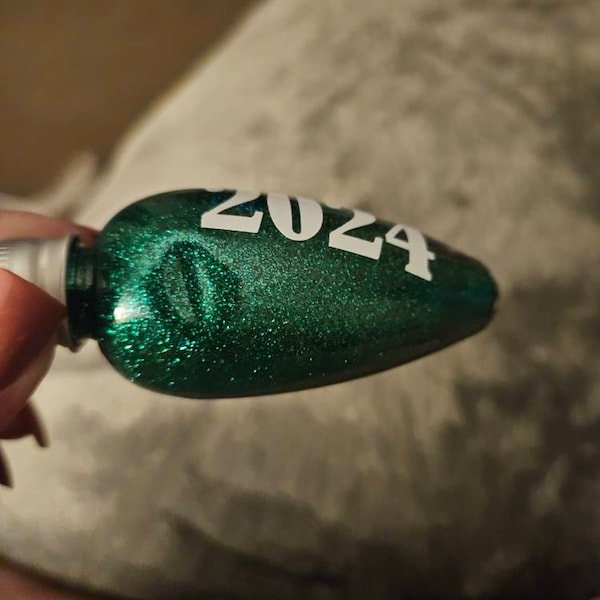 Personalized Lightbulb Christmas Ornaments | Name Ornaments | Christmas ...