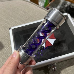 T-virus With Embossed Ends Machined Aluminum Large - Etsy