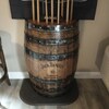 Whiskey Barrel Pool Cue Rack, Billiards, Pool Stick Holder, Western ...