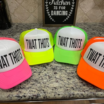 NEON PARTY Hats,bachelor Party Hat, Crew Hat, Team Crew, Totally ...