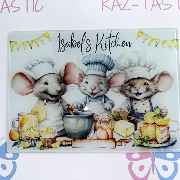 Mouse Chopping Board Design Digital Download, Cute Mice Chopping Board ...