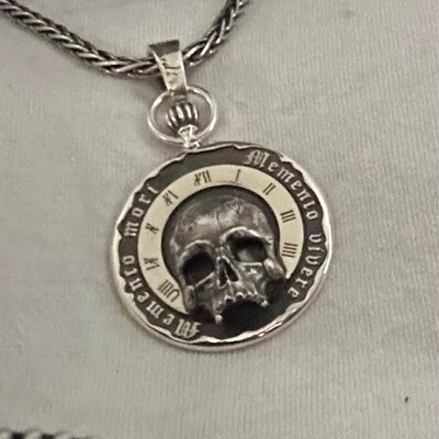 Skull Silver Men Ring Biker Vanitas Memento Mori SANDRO VERARDI Silver ...
