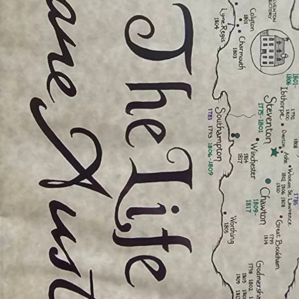 Jane Austen Map - Etsy