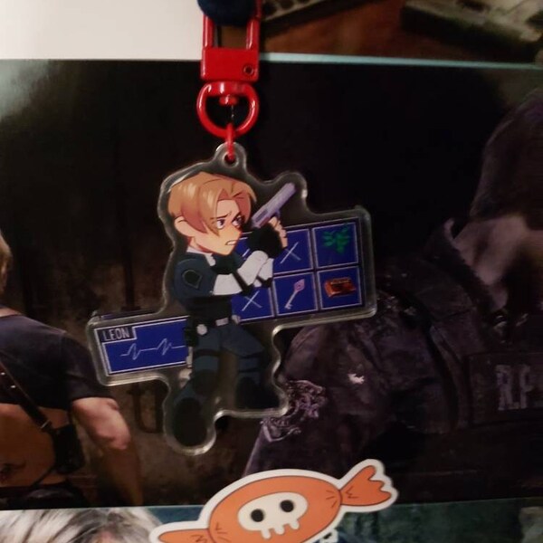 RESIDENT EVIL: Inventory Charms (reversible Acrylic Designs) - Etsy
