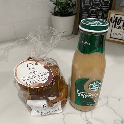 Teacher Gift Tag C is for Cookies and Coffee Teacher - Etsy