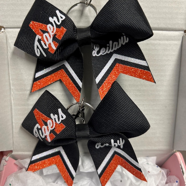 School Spirit- Cheer Bow (collegiate Style) - Etsy