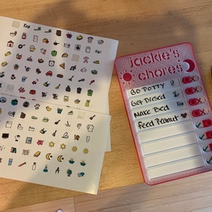 Sliding Chart, Routine Chart, Daily Checklist, Kids Daily Tasks, Daily ...