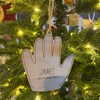 Your Child's Handprint Ornament, Christmas Keepsake, Kid's Handwriting ...