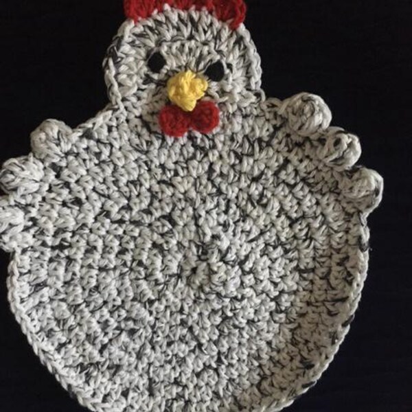CROCHET PATTERN - Farmhouse Trivet Potholder Crochet Pattern Instant ...