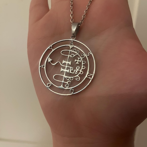 Lucifer/lilith Double Sigil Pendant With Symbolism - Etsy