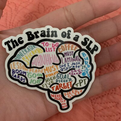 Speech Pathologist Sticker SLP Sticker SLP Grad Gift Cf Slp Speech ...