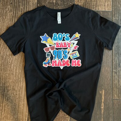 80s Baby 90s Made Me Digital Design PNG - Etsy