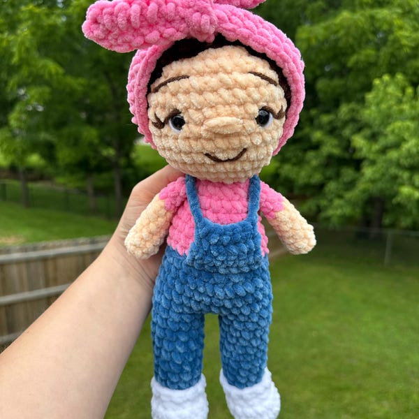 Crochet Ms. Rachel Pattern, Ms. Rachel Doll Pattern, Ms. Rachel Crochet ...