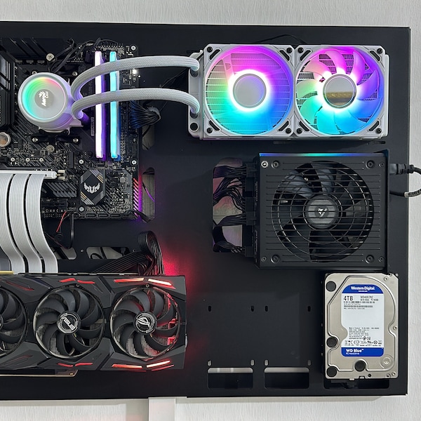 Wall Computer, Computer Wall Mount, Space Case, Open Case, Full ATX ...