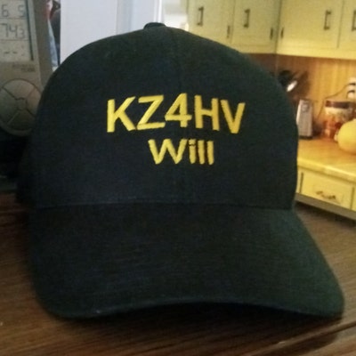 Embroidered Call Sign and Name Amateur Radio Operator Patriotic Hat ...