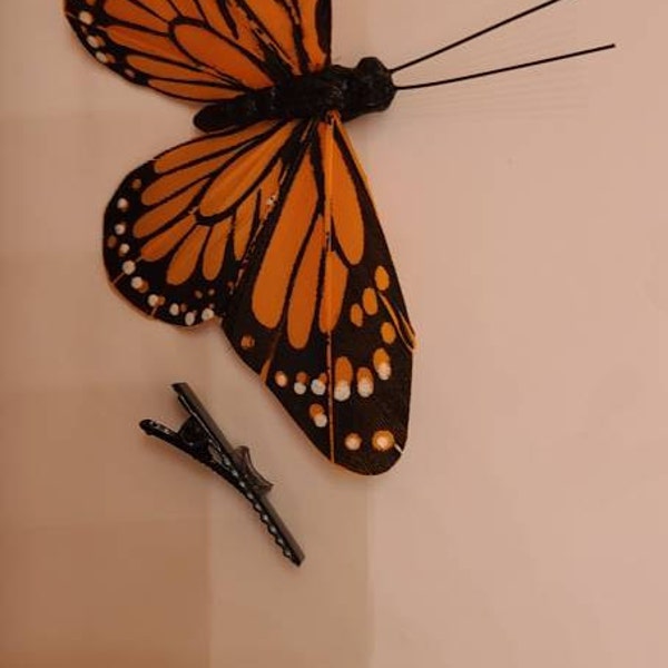 Monarch Butterfly Clip, Monarch Butterfly Headpiece, Monarch Clips, Day ...
