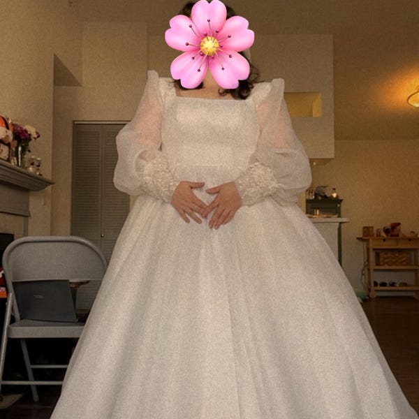 Luxury Wedding Dress,closed Back Wedding Dress,ball Gown Wedding Dress ...