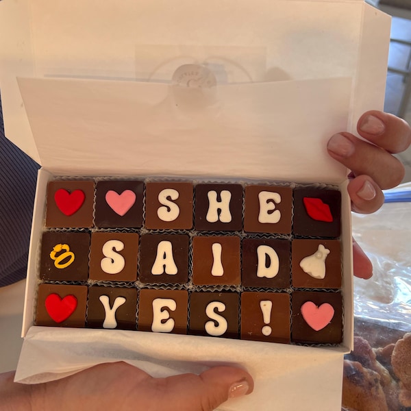 Personalized Words in Chocolate, Custom Chocolate Message or Phrase - Etsy