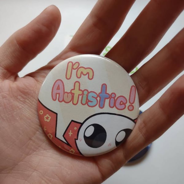 TBH Autism Creature YIPPEE "i'm Autistic!" Pins/buttons (2.25 IN) - Etsy