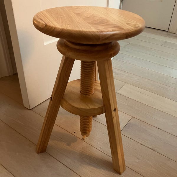 Piano Adjustable Stool, Wood Artist Art Stool, Wood Adjustable Stool ...