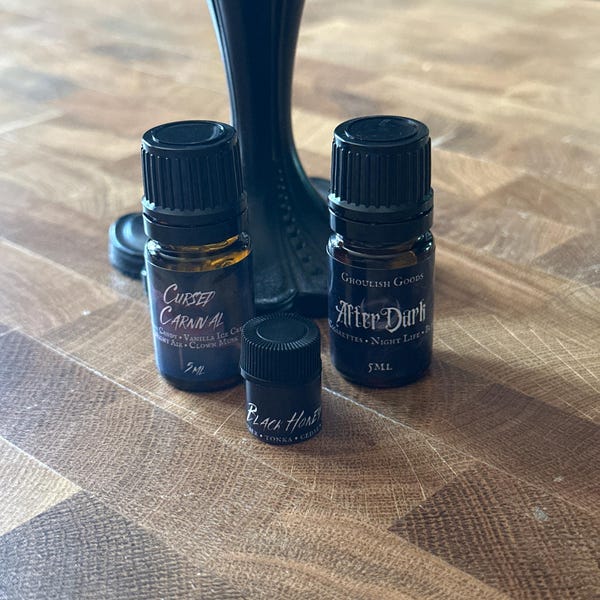 WITCHES BROOM Goth Perfume Oil Alternative Unique Fragrance Gender ...