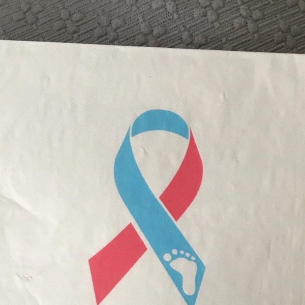 Infant Loss Awareness Ribbon SVG EPS PNG and Dxf Files - Baby Loss ...