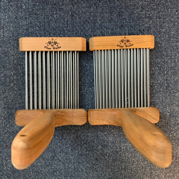 Regular Wool Combs- Single or Double Row - Fine or Extra Fine - Smooth ...