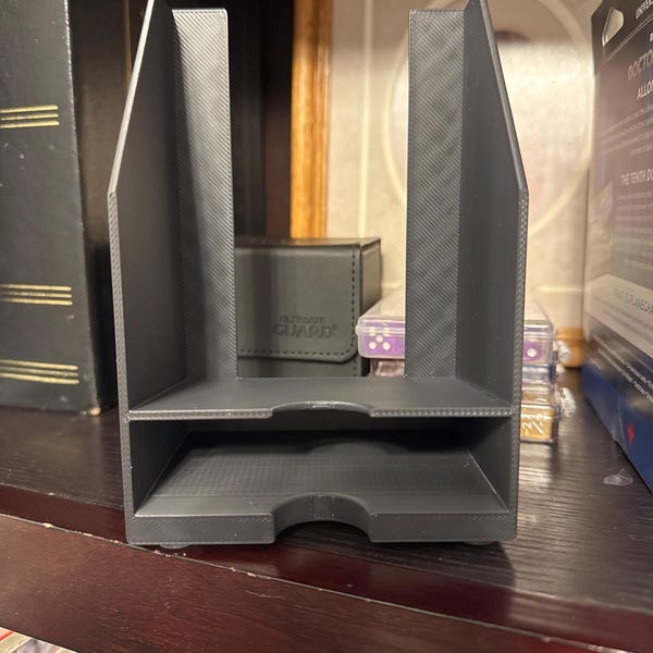 MTG Deck Stand With Token Slot - Card Caddy for Commander Decks - Etsy