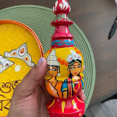 Bor Bou Handpainted Kulo / Bengali Wedding Kulo / Wedding Kulo ...