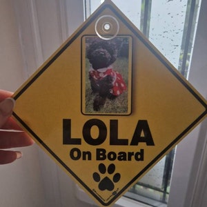 Black Labrador on Board Car Sign, Black Lab on Board Sign, Fur Baby ...