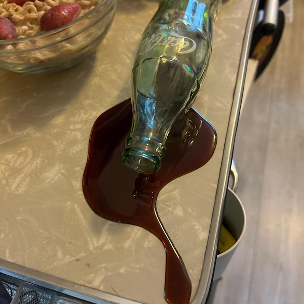 Spilled Soda / You Choose the Drink / Fake Spilled Soda / Prop / Prank ...