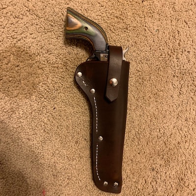 Revolver .22lr Holster Ruger Heritage Rough Rider Hand Crafted Genuine ...