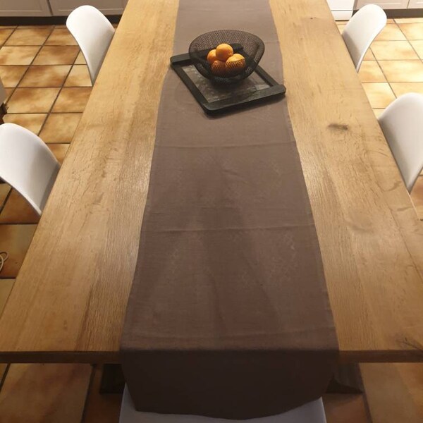 Natural Linen Table Runner, Custom Color Table Runners by Lovely Home ...