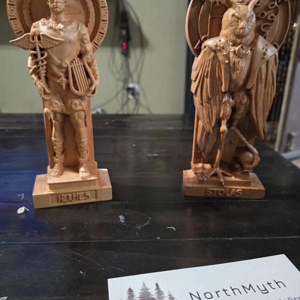 Stolas Goetia Demon, Stolas Statue, Demonology Figure, Goetia Demon ...