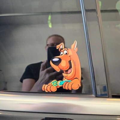 Black Cat Peeking Peek Peekabo Window Vinyl Decal Stickers Meme LOL ...