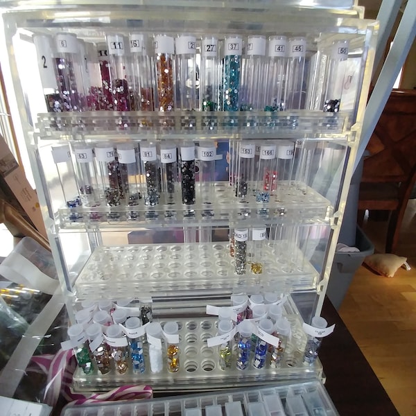 Bead Pavilion Showcase: Complete Bead Storage With 4 Shelves - Etsy
