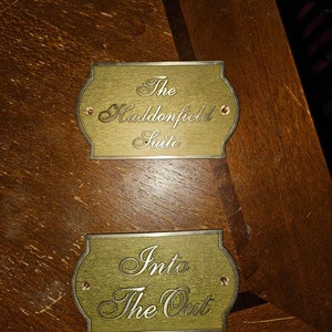 Custom Brass Plates - Personalized Plaques - Custom Designs - Custom ...