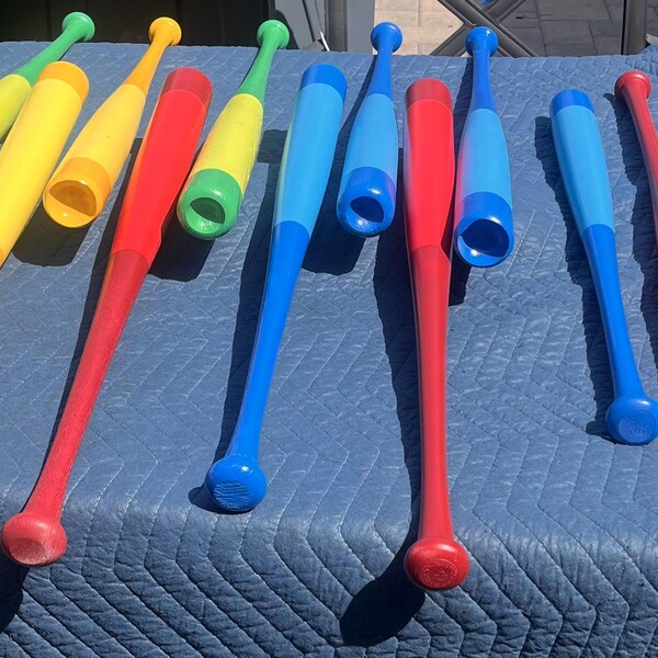 6 Pack-game Ready-blem- Flamed Wooden Bats-cupped! FREE SHIPPING - Etsy