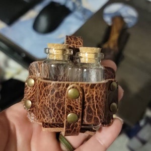 Steampunk Alchemist Bandolier Potions - Etsy