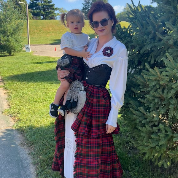 Scottish Arisaid or Earasaid - M-Y Tartans Homespun Wool Blend - Etsy UK